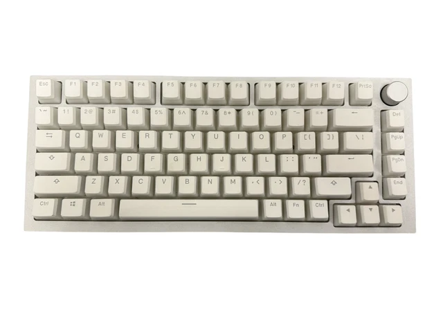 GLORIOUS GMMK PRO Barebone 75% Wired Mechanical Keyboard - White Ice ...