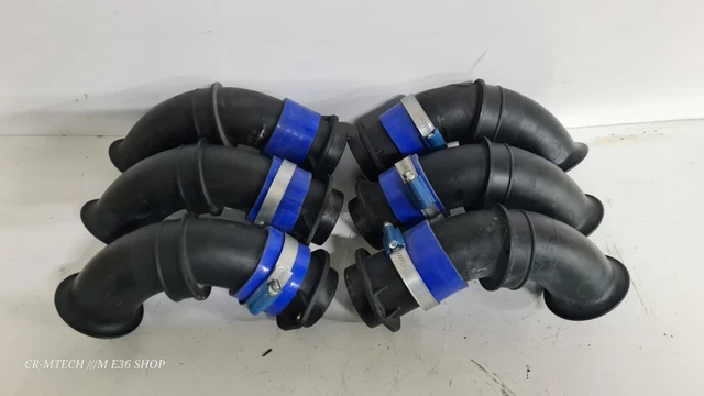 BMW E36 M3 3.0 S50B30 ITB intake plenum chamber trumpets with silicon ...