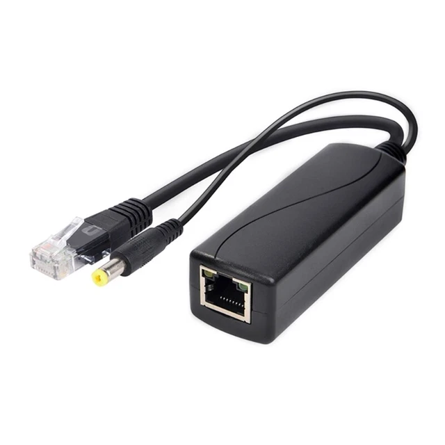 POE PASSIVE POWER 30W RJ45 5.5x2.1mm Over Ethernet Adapter Cable POE ...