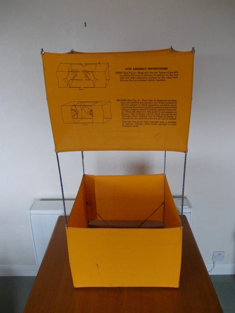 WW2 RAF RESCUE Aerial Box Kite In Original Waterproof Tube, Very Good ...