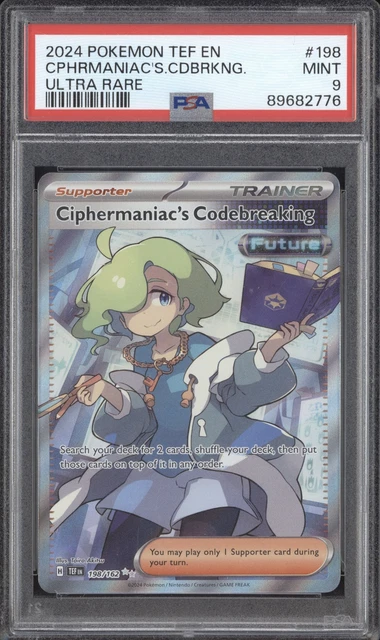 CIPHERMANIAC'S CODEBREAKING 2024 Pokemon Temporal Forces 198 Ultra Rare ...