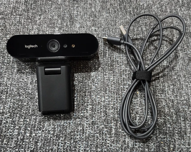 LOGITECH BRIO MSIP-REM-DZL-V-U0040 4K Webcam w/ USB-C Cord & Webcam ...