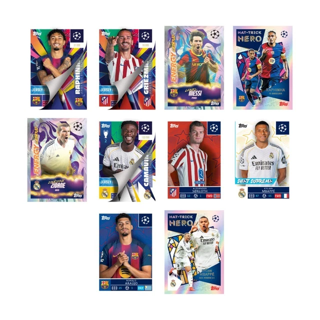 2025-26 TOPPS UEFA Champions League Mega Starter Album+ 44 Stickers $27 ...