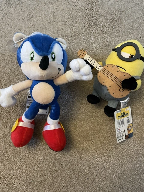 NEW SONIC HEDGEHOG And Minion Soft Toys Plush Teddy Dolls Stuffed ...