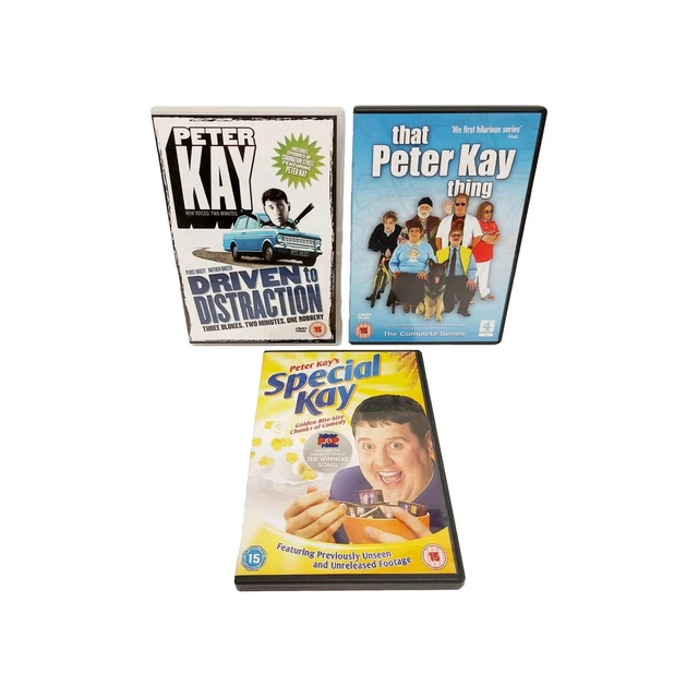 3X PETER KAY DVD Bundle That Peter Kay Thing, Special Kay, Driven To ...
