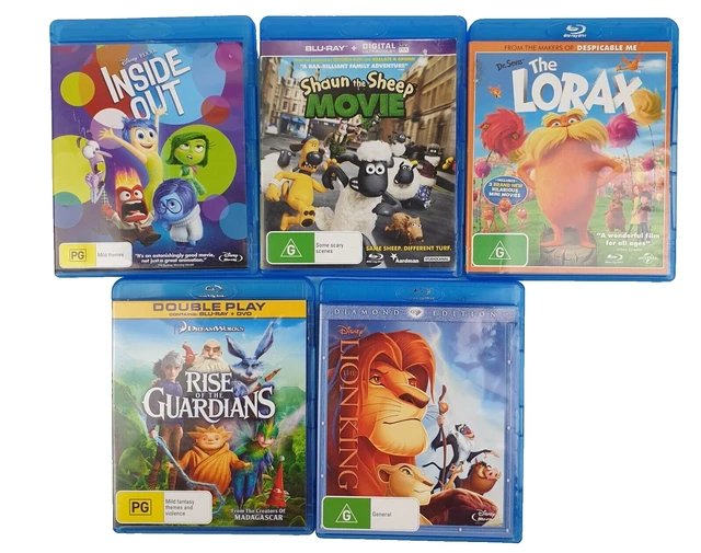 CHILDREN'S MOVIE BLU-RAY Bundle x 5, See Titles Below, Region 4 PAL ...