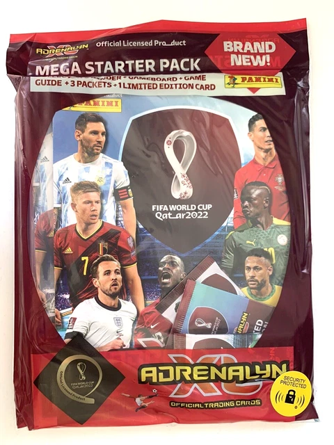 FIFA WORLD CUP 2022 Qatar Panini Adrenalyn Xl Mega Starter Pack Lionel ...