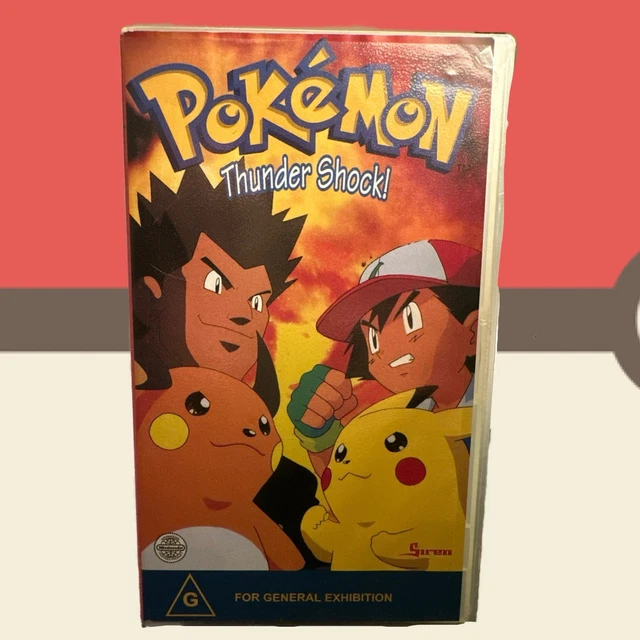 POKEMON THUNDER SHOCK! VHS Tape - Nintendo, Gamefreak, 1998 $19.95 ...