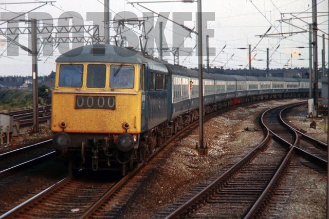 35MM SLIDE BR British Railways Electric Loco Class 86 86006 Wigan 1977 ...
