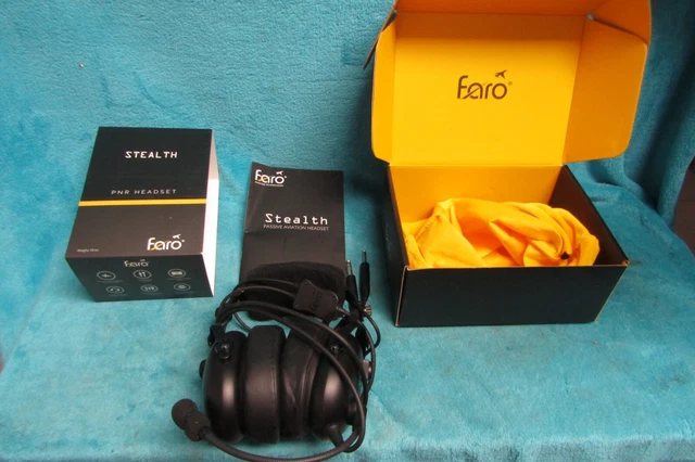 FARO STEALTH PASSIVE Aviation Headset (STH-PNR-GA) £39.57 - PicClick UK