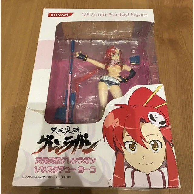 KONAMI EMT0290 TENGEN Toppa Gurren Lagann Statue Yoko 1/8 Figure W/Box ...