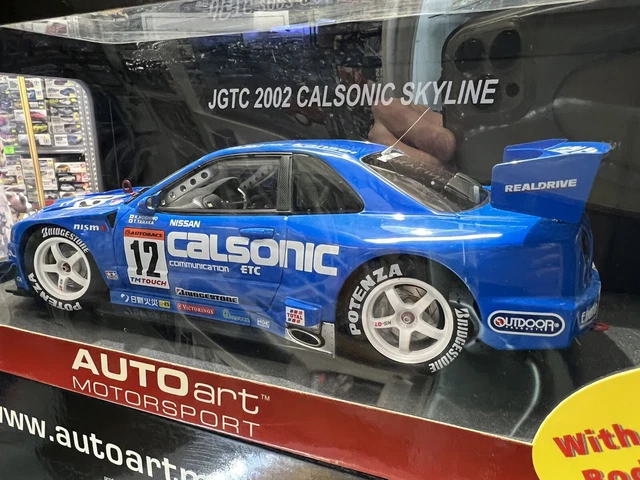 AUTOART NISSAN SKYLINE R34 GT-R Calsonic JGTC 2002 #12 1/18 Model $199.99 - PicClick CA