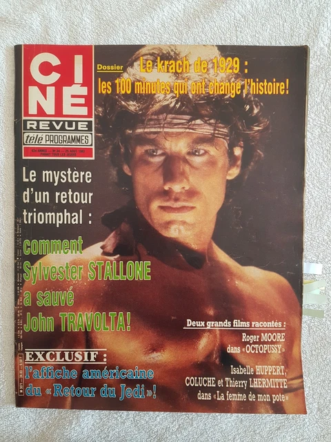 CINE REVUE N°34 1983 Travolta R.moore Carrie Fisher Star Wars Capucine S.berger EUR 4,00 ...