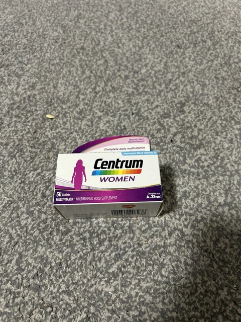 CENTRUM MULTIVITAMIN TABLETS for Women - Pack of 60 £4.99 - PicClick UK