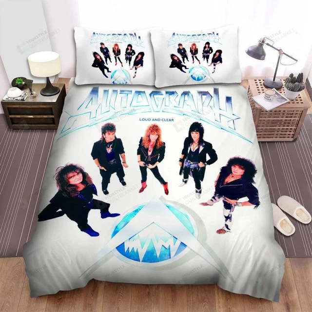 AUTOGRAPH BAND LOUD And Clear Album Cover Quilt Duvet Cover Set Queen ...