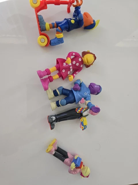 BBC TWEENIES FIGURES Judy Max Fizz Milo and Jake on a scooter £21.48 ...