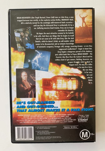 MIDNIGHT HEAT (AKA Blackout) [VHS] Big Box Ex-Rental Tape Brian ...