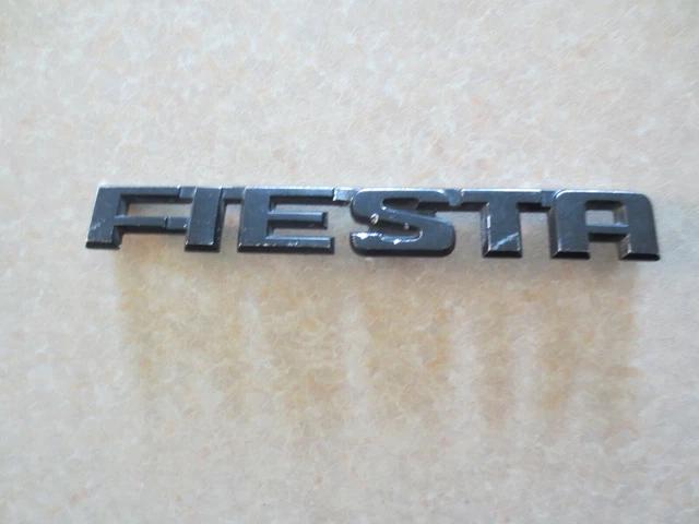 ORIGINAL FORD FIESTA car metal badge // emblem - -- ----- $35.00 ...