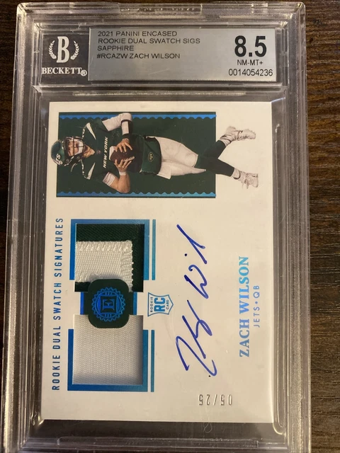 2021 EMBALLÉ ZACH Wilson RPA recrue double Swatch saphir automatique/25 ...