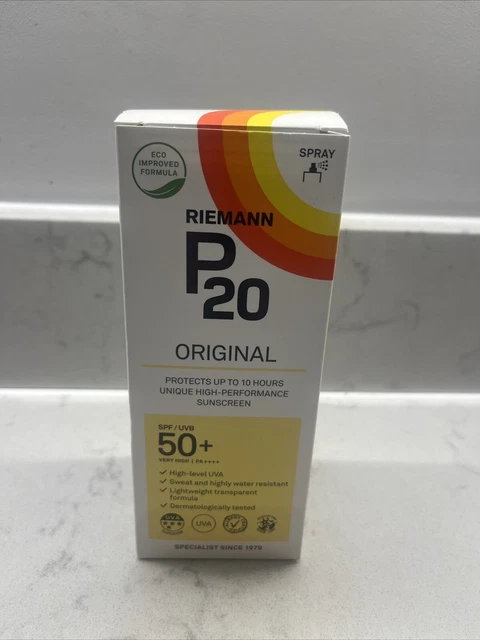 RIEMANN P20 ORIGINAL SPF50+ Spray High Sun Protection 200ml New ...