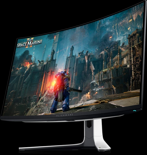 ALIENWARE 32& AW3225QF 4K UHD QD-OLED 240Hz Curved Gaming Monitor 1700R ...
