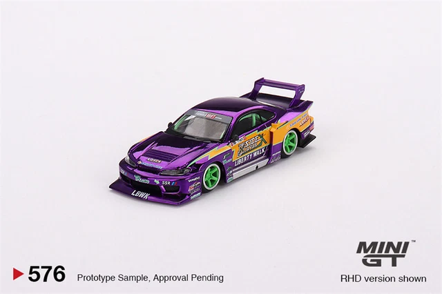 MINI GT 1:64 Nissan S15 SILVIA LB-Super Silhouette #555 2022 Collection ...