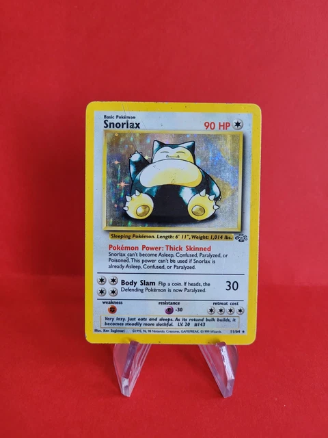 POKÉMON KARTE/CARD - Relaxo Snorlax 11/64 Jungle Set - Played EUR 13,50 ...