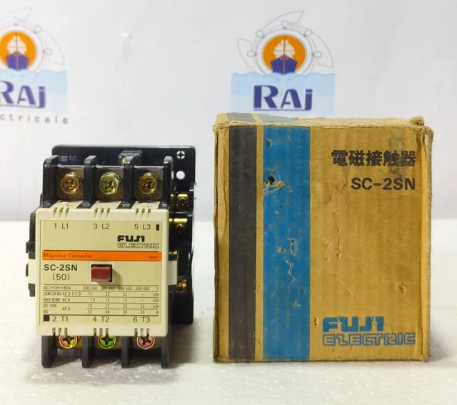 FUJI SC-2SN (50) 80A CONTACTEUR MAGNÉTIQUE 380-440V 3 PÔLES (Livraison ...