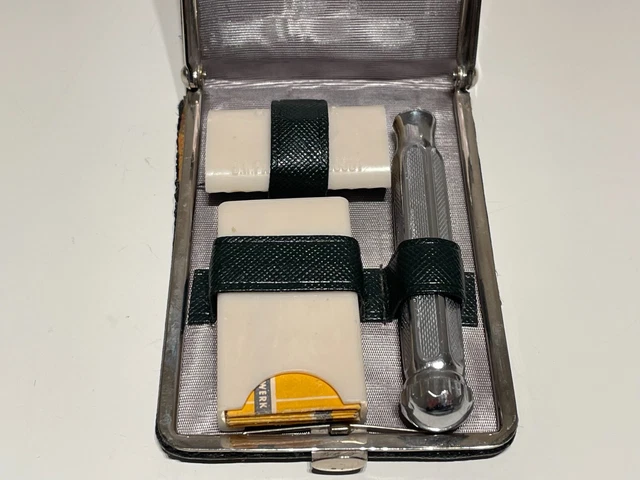 VINTAGE RARE WW2 D.r.g.m Germany Safety Razor "Merkur" D.r Patent ...