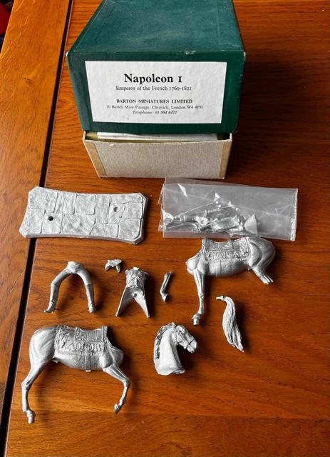 BARTON MINIATURES NAPOLEON Mounted on Horse 90mm Metal Kit Figure Rare £50.00 - PicClick UK