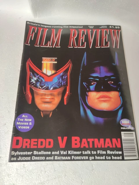FILM REVIEW MAG 1995 Aug STALLONE/VAL KILMER/Christina Ricci/Ian Hart ...