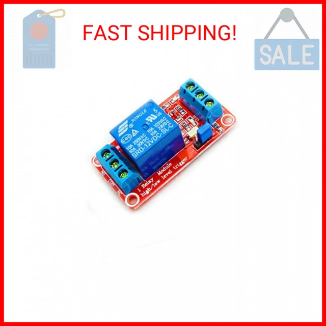 HILETGO 12V 1 Channel Relay Module with Optocoupler Isolation Support ...