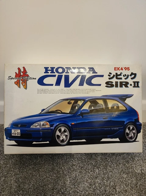 FUJIMI 1/24 HONDA Civic EK4 '95 SiR 2 Model Kit Special Edition JDM £60 ...