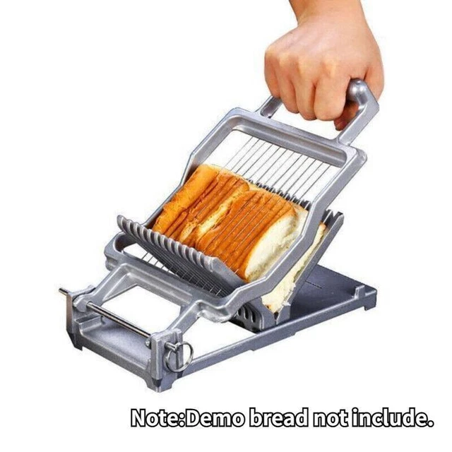COMMERCIAL STAINLESS STEEL Toast Bread Slicer Cheese Cutter Cutting ...
