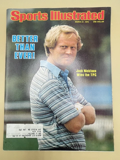 JACK NICKLAUS SPORTS Illustrated March 27, 1978 Wins The TPC!!!!! Vtg ...