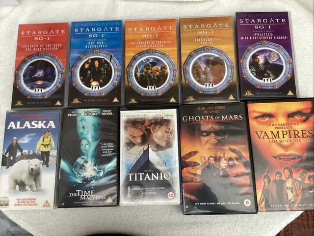 VHS TAPES - Stargate SG.1/Titanic/The Time Machine + Others (Price Per ...