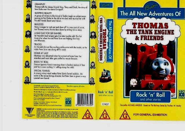Thomas The Tank Engine Friends Rock N Roll Pal Vhs Video Tape | My XXX ...