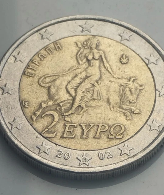 EXTREMELY RARE 2 euro coins Greece 2002 £20.00 - PicClick UK
