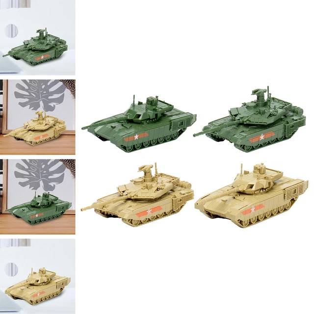 1:72 ARMORED TANK Model Armored Vehicles Rotation Fort Miniature ...
