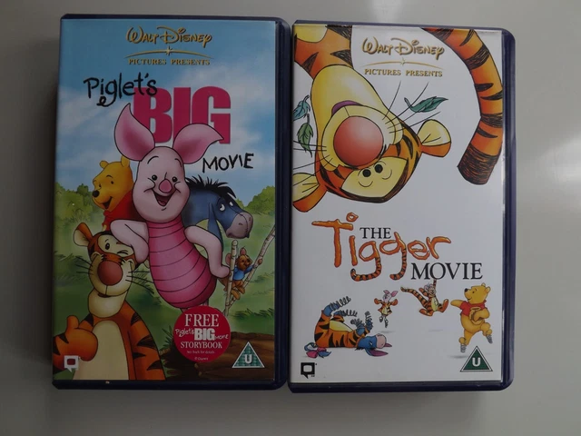 WALT DISNEY TIGGER Movie & Piglets Big Movie Dvds £1.00 - PicClick UK