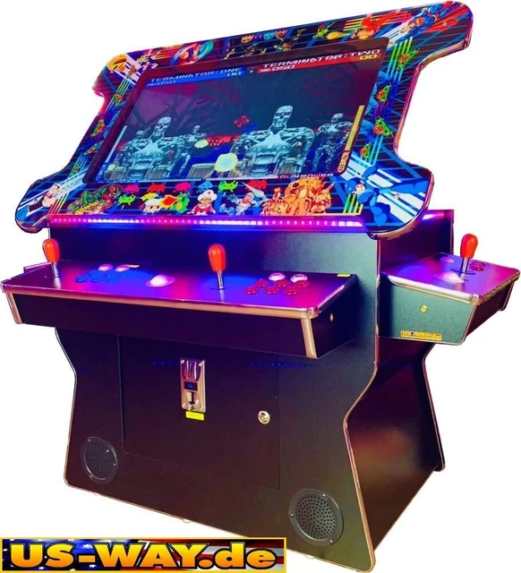 G-75 CLASSIC ARCADE Cocktail Tisch Games Machine Jamma Spielautomat 32 ...