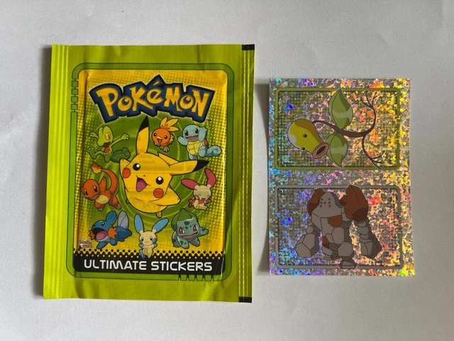 BOOSTER PACK ULTIMATE Stickers Pokemon Serie 7 Regirock Mint Merlin ...