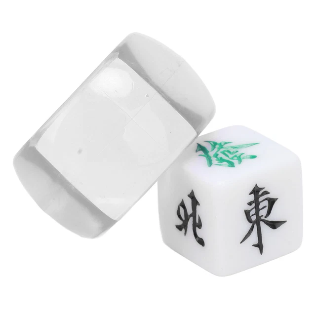 (TRANSPARENT)5PCS MAHJONG WIND Direction Dice South West North Sphere ...