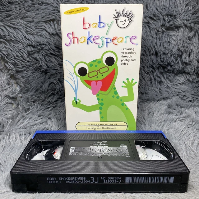 BABY EINSTEIN BABY Shakespeare World of Poetry VHS Tape 2001 Vocabulary ...