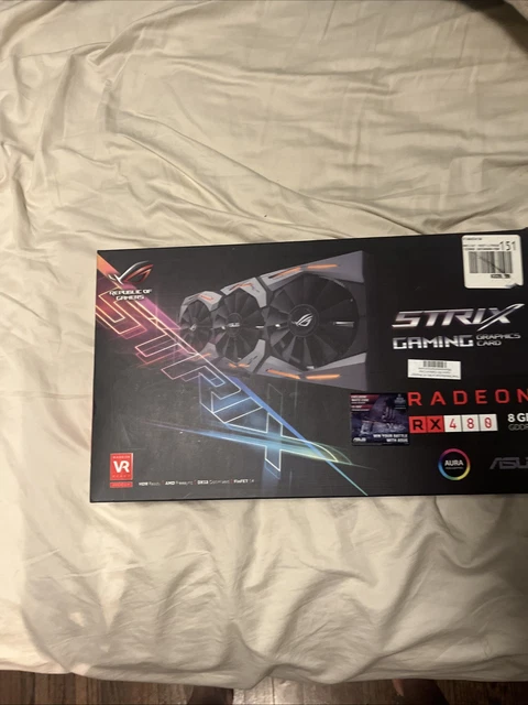 ASUS ROG STRIX RX 480 8GB GDDR5 Graphics Card STRIX-RX480-O8G-GAMING ...