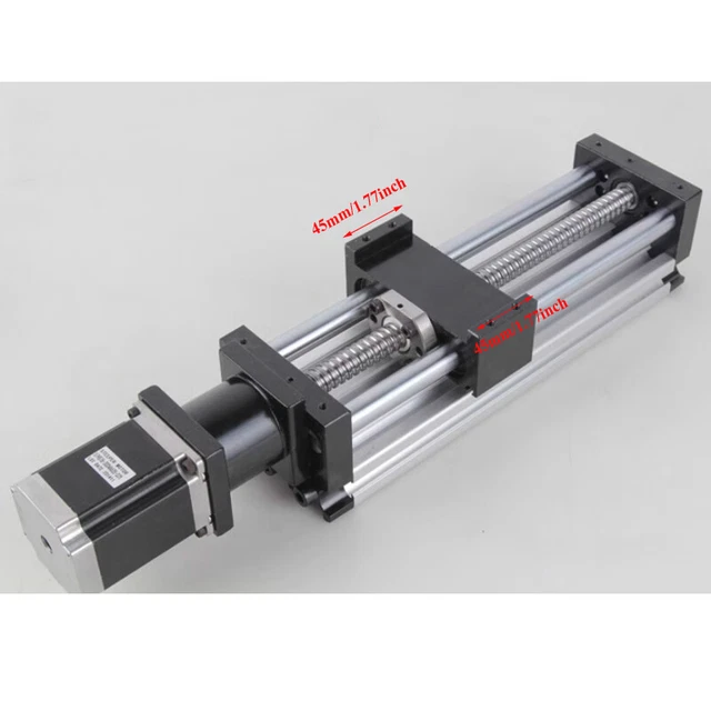 SLIDE STROKE LONG Stage CNC Actuator Module Ball Screw Linear + 57 ...
