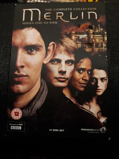 MERLIN - SEASON 1-5. Complete BBC TV Series. Colin Morgan (27xDVD Box ...