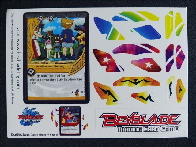 BEYBLADE CARD DECAL 33/45 - Beyblade Cards #WD EUR 1,51 - PicClick FR