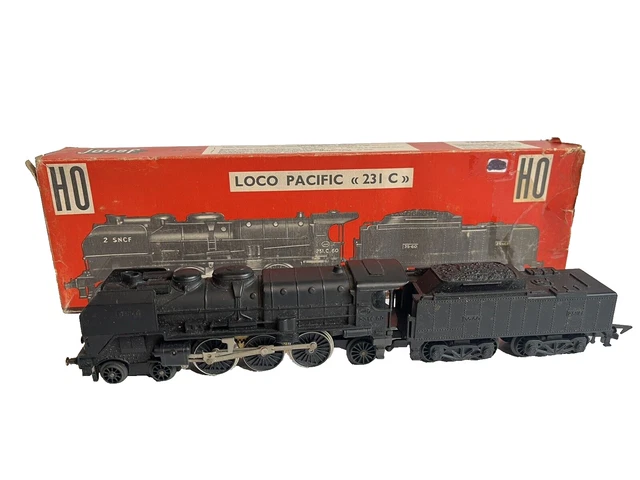 VINTAGE BOXED JOUEF Steam Locomotive Pacific 231C 836 12V HO Model ...