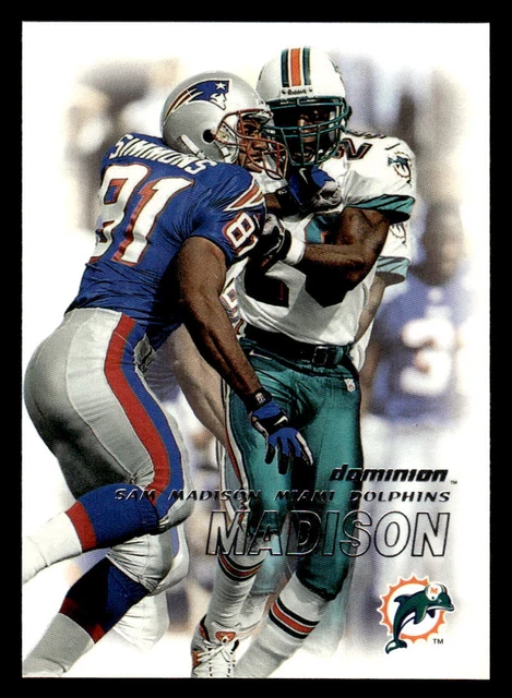 SAM MADISON MIAMI Dolphins 2000 Skybox Dominion #163 EUR 3,31 - PicClick FR